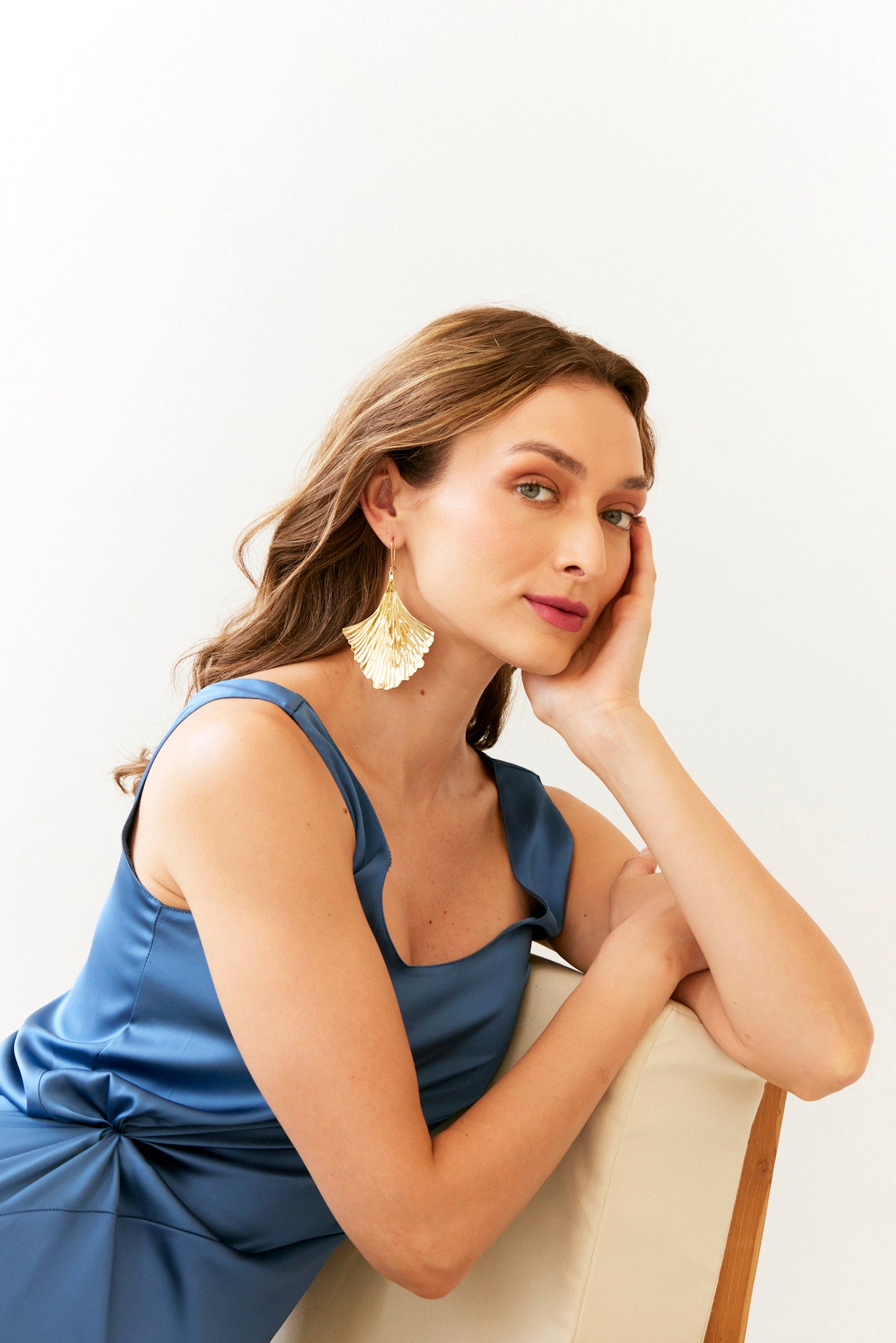 Midi Gingko Earrings – STUDIO METALLURGY