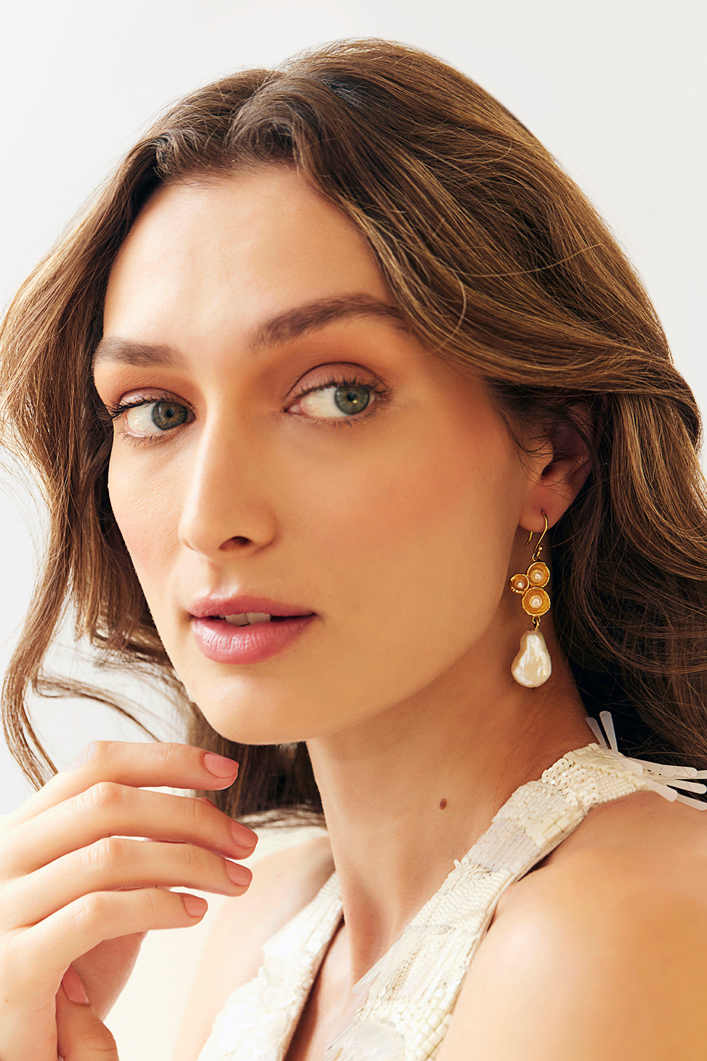 Baroque Pearl Barnacle Drops – STUDIO METALLURGY