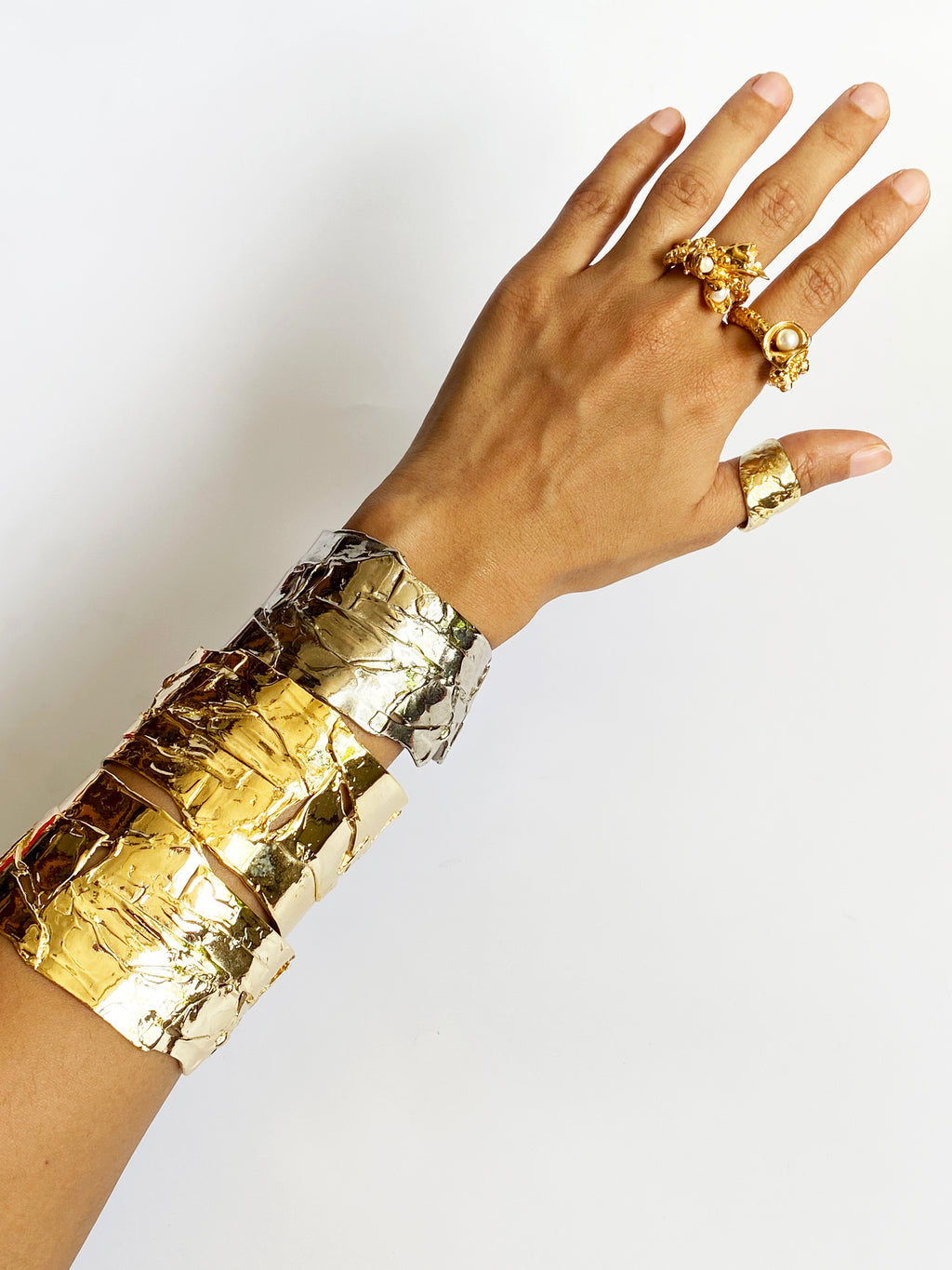 Patchwork Arm Cuff – STUDIO METALLURGY
